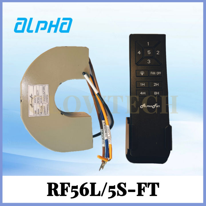 [ORIGINAL] ALPHA Ceiling Fan PCB/REMOTE CONTROL RF56L/5S-FT | Lazada
