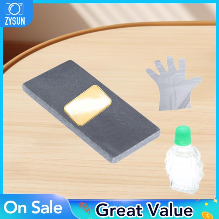 ZYSUN Gold Testing Stone Portable 10K 14K 18K 22K Gold Tester Test ...