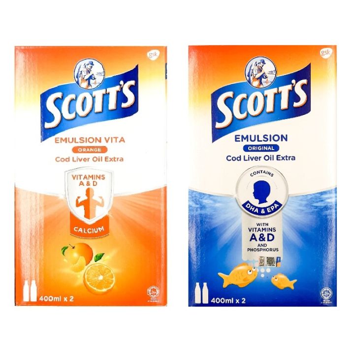 Scott's Emulsion 400ml x 2 (Twin Pack) | Lazada