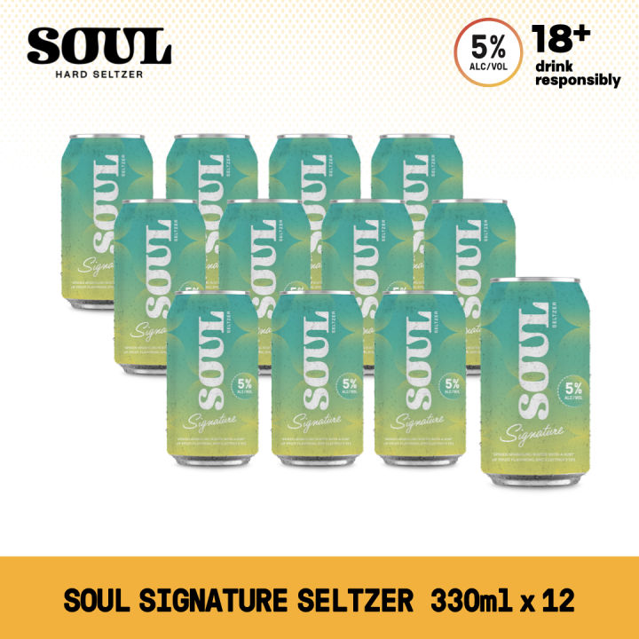 Soul Hard Seltzer - 12 PACK SIGNATURE FLAVOR | Lazada PH
