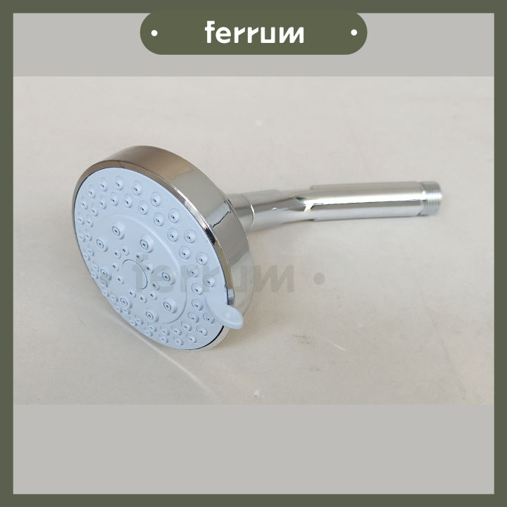 [ FERRUM ] Shower Tembok Shower Tanam Dinding Kamar Mandi Bulat Hitam ...