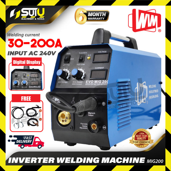 WIM MIG200 / MIG-200 / MIG 200 / MIG200C Inverter Welding Machine 30 ...