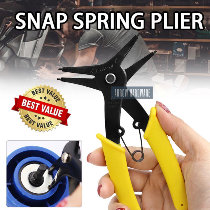 NEXA Portable Circlip Pliers Multifunction 2-in-1 DIY Snap Spring Ring ...