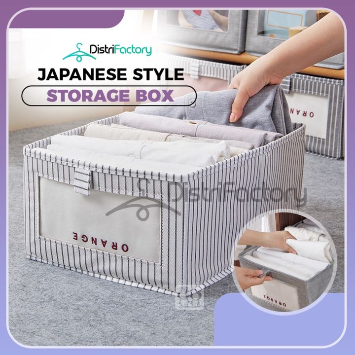 Japanese Style Wardrobe Closet Storage Box Large Capacity | Lazada