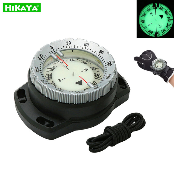 HIKAYA underwater luminous diving compass, waterproof scuba navigation ...