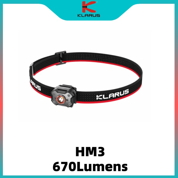 Klarus HM3 Motion Sensor Headlamp 670Lumens Mini USB C Rechargeable ...