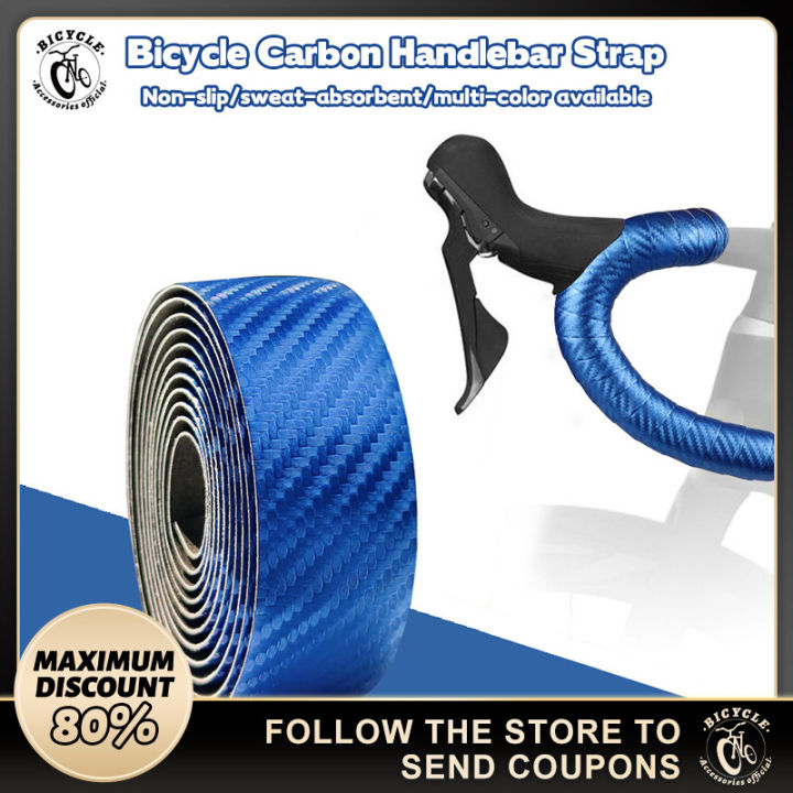 1 Pair Handle Bar Tape Road Bike Drop Bar Tape for Fixie with Bar Plugs ...