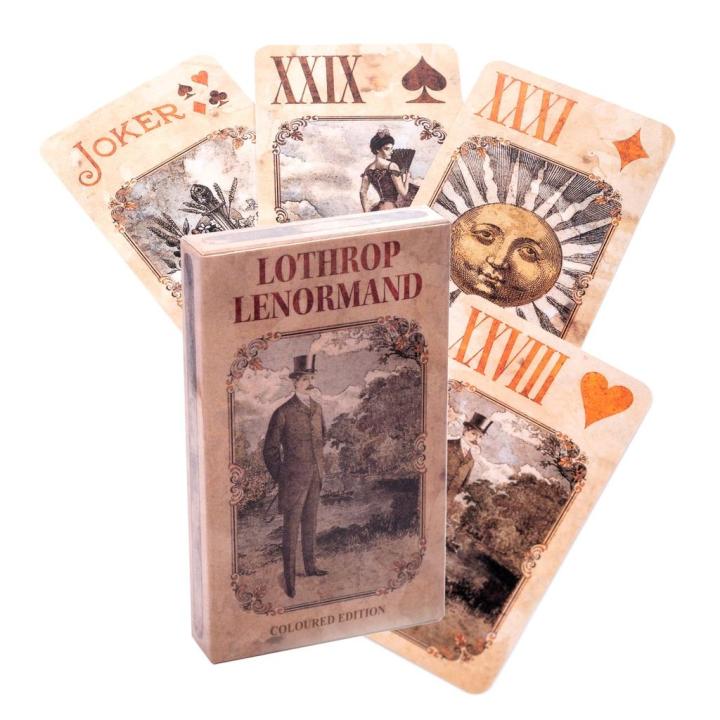 Lothrop Lenormand Oracle Cards Leisure Party Table Game Fortune-telling ... Lothrop Lenormand Oracle Cards Leisure Party Table Game Fortune-telling ...