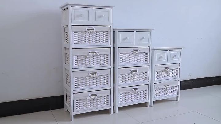 LZD Nordic American Creative Solid Wood Bedside Table Bedroom Simple ...