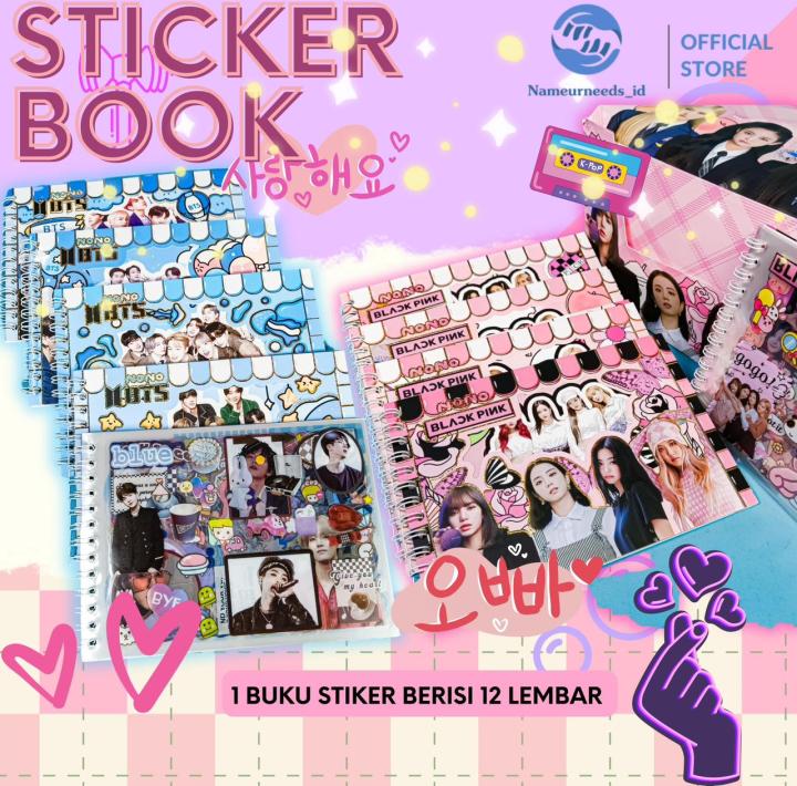 Stiker Buku Blackpink BTS Isi 12 Lembar | Lazada Indonesia