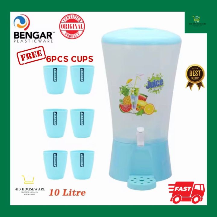 10L Juice Dispenser with 6cups included |10 Liters Water Dispenser ...