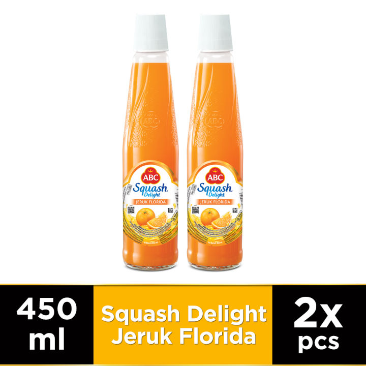 ABC Sirup Squash Delight Jeruk Florida 450 ml - Twin Pack | Lazada ...