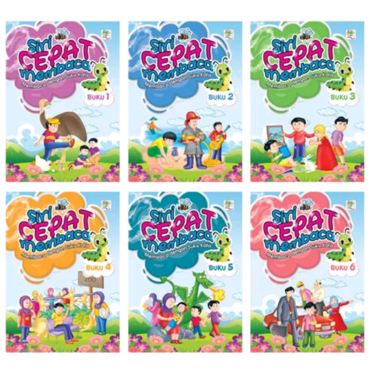 [NEWSTORE] Kiddibird - Set Siri Cepat Membaca - Membaca dengan Suku Kata (Buku 1-6) - Program ...