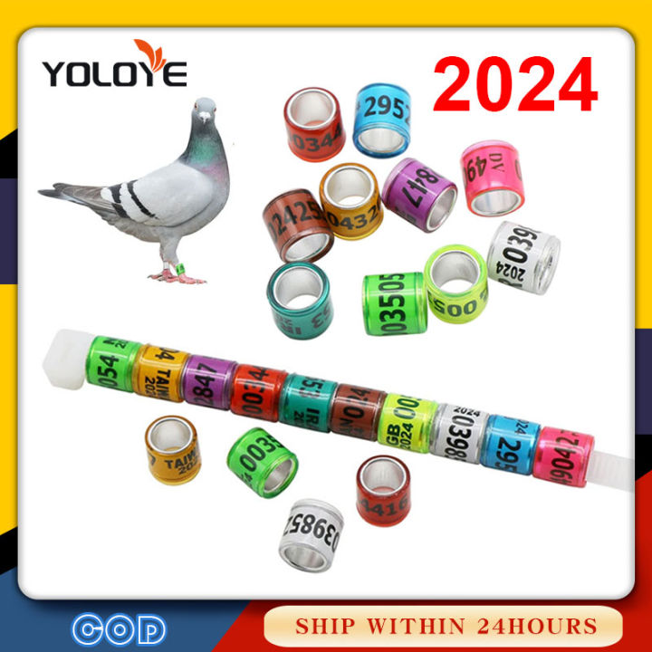 50Pcs Pigeon Ring 2024 Pigeon Foot Ring Club Dove Ring Digital ...