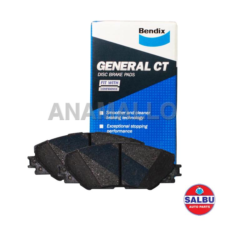 Bendix Front Brake Pads DB1801 GCT for TOYOTA Prius 2012 - 2013, Toyota RAV-4 (4x4) & (4x2) 2013 ...