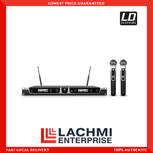 LD Systems | Dual - Wireless Microphone System with 2 x Dynamic ...