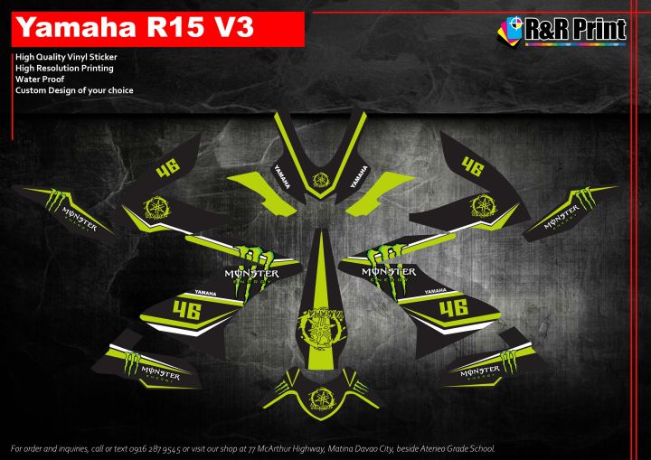 Yamaha R15 V3 Decals Sticker | Lazada PH