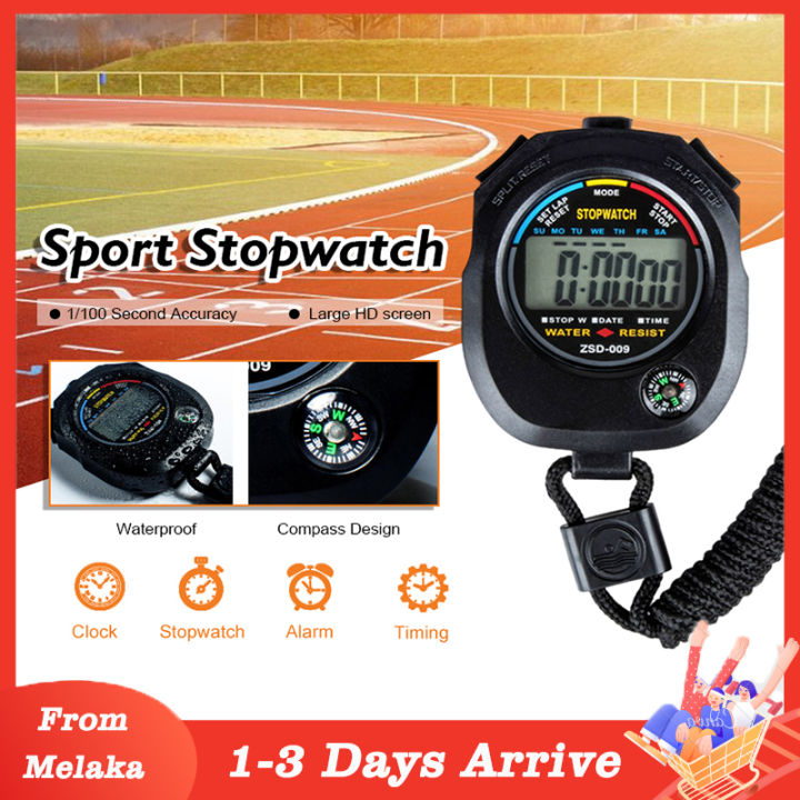 Professional Sports Stopwatch Counter Timer Stop Watch Mini Portable ...