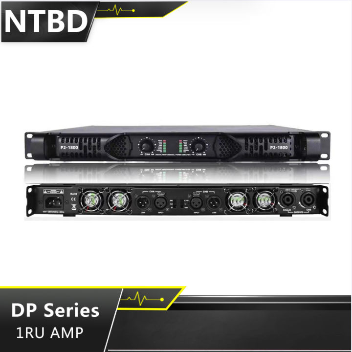NTBD Professional 1U Amplifier 2400W*2/2000W*2/1800w*2/1400W*2/1000W*2 ...