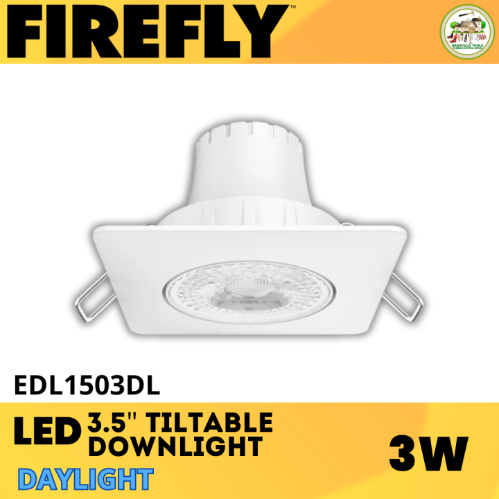 Firefly Basic Series LED Polycarbonate Tiltable Downlight | Lazada PH