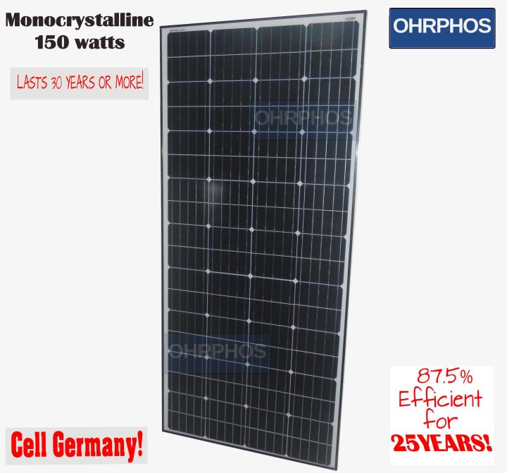 150 Watts Solar Panel Monocrystalline OneStar & HP (150w) | Lazada PH