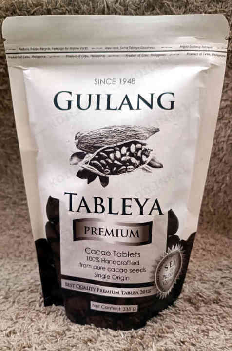 Argao Guilang Premium Tableya (Pure Tablea) in Resealable Paper Pouch ...