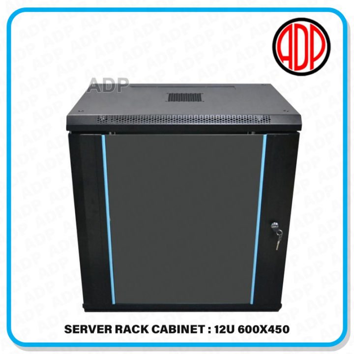 PRORACK 12U (600x450mm) Server Rack Cabinet (For Self-Assembly) Wall ...