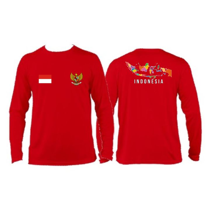 KAOS PETA WARNA DIRGAHAYU REPUBLIK INDONESIA 79TH PANITIA HUT RI AGUSTUSAN PAKAIAN PRIA TSHIRT ...