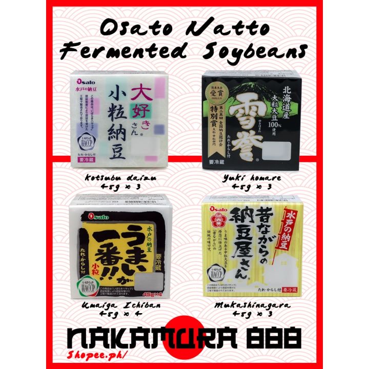 [Japan] Asaichiban / Osato Premium Natto (Fermented Soybeans) - (Metro ...