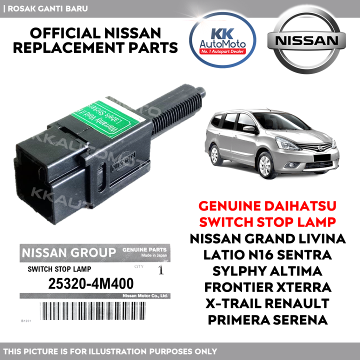 Nissan Livina Latio N16 Sentra Altima X-Trail [2 Pin] Genuine Nissan ...