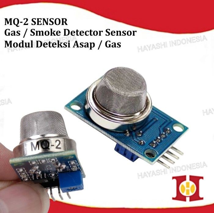 MQ-2 MQ2 Sensor Deteksi Asap Gas Elpiji LPG Buthane Hydrogen Arduino | Lazada Indonesia