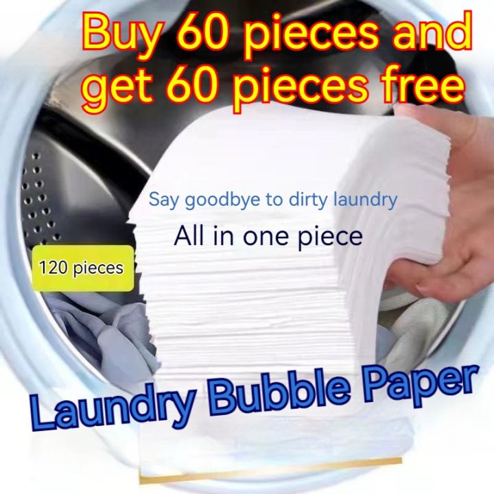Laundry Bubble Sheet Long lasting fragrance Anti-bacteria Anti-mite ...