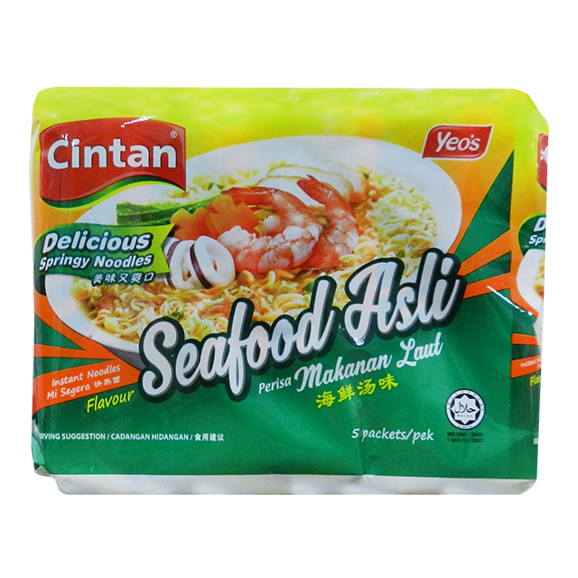 Cintan mee perisa makanan laut/mi segera/金旦快熟面(海鲜汤味) | Lazada