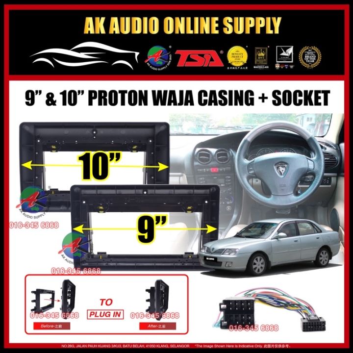 Proton Waja Android Player 9" / 10" Inch Casing + Socket-m11049/m11055 ...