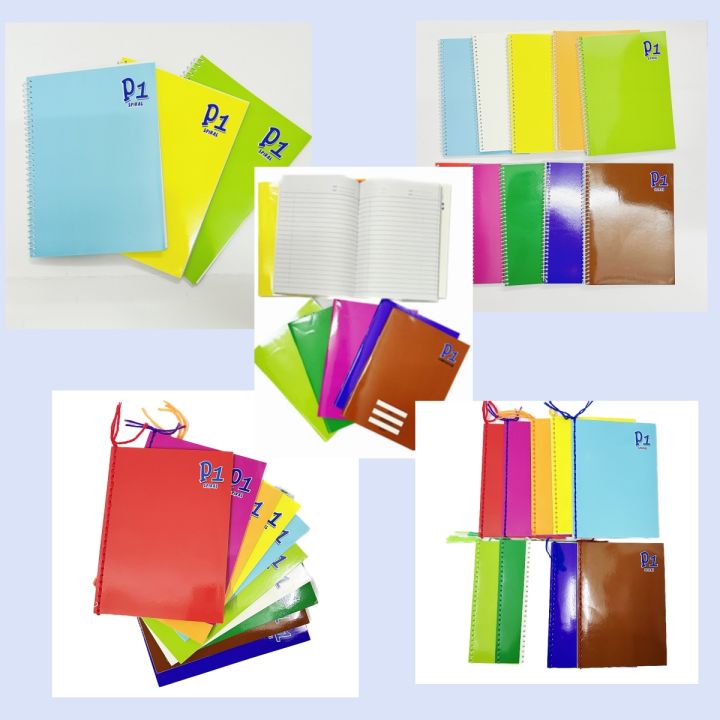 P1 NOTE BOOK WITH YARN /SPIRAL / COMPOSITION SOLD PER REAM (10PCS ...
