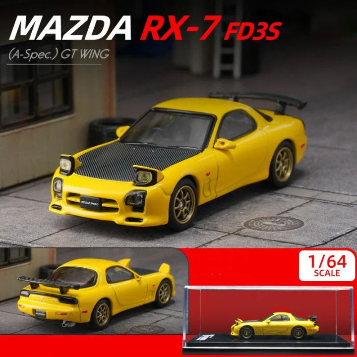 New 1:64 Mazda RX7 RX-7 FD3S Supercar Alloy Car Diecasts &Toy Vehicles ...