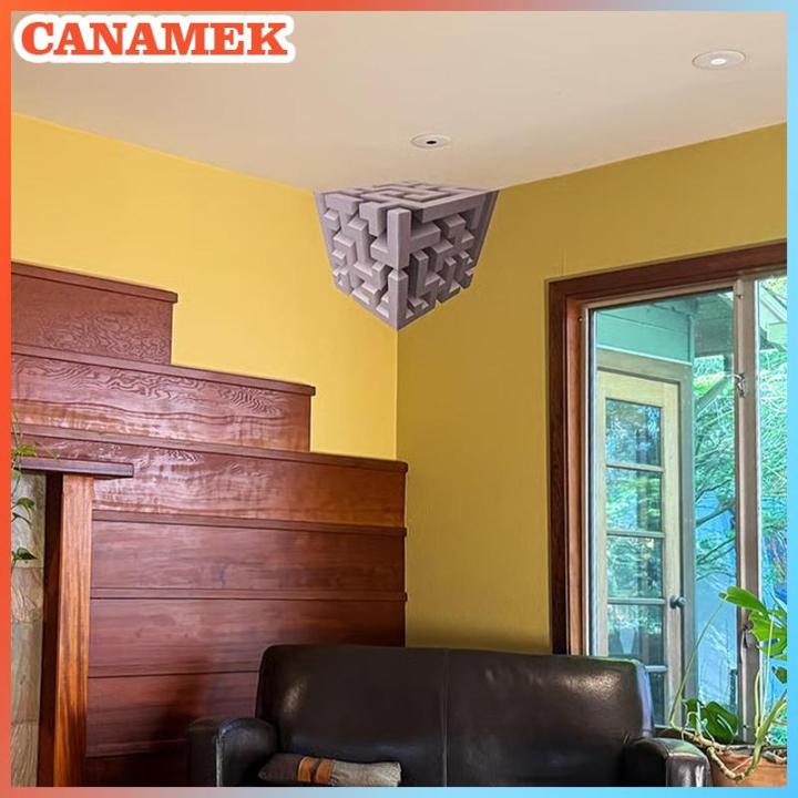 CANAMEK Optical Illusion Wall Art – 3D Corner Wall Decal – Impossible ...
