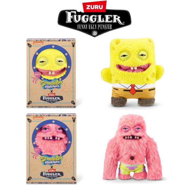 Fuggler X SpongeBob Squarepants 9" Plush - Spongebob & Patrick | Lazada ...