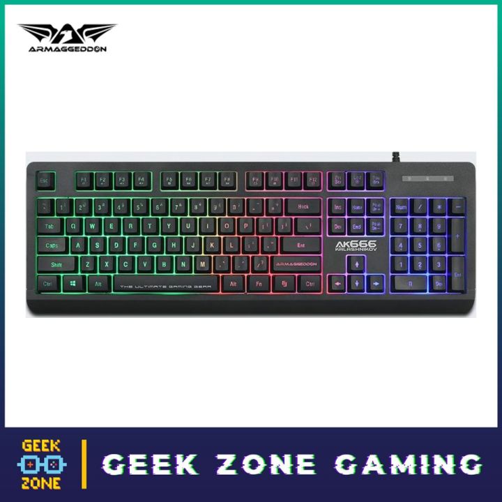 ARMAGGEDDON AK666 KALASHNIKOV Gaming Keyboard | Lazada
