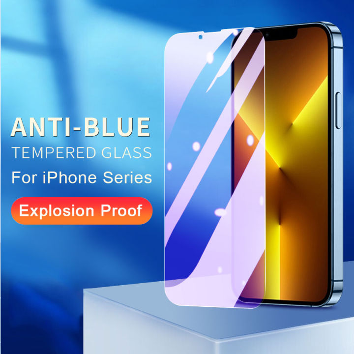 Anti Purple Blue Light Tempered Glass for Samsung Note 20 10 Lite S20 ...