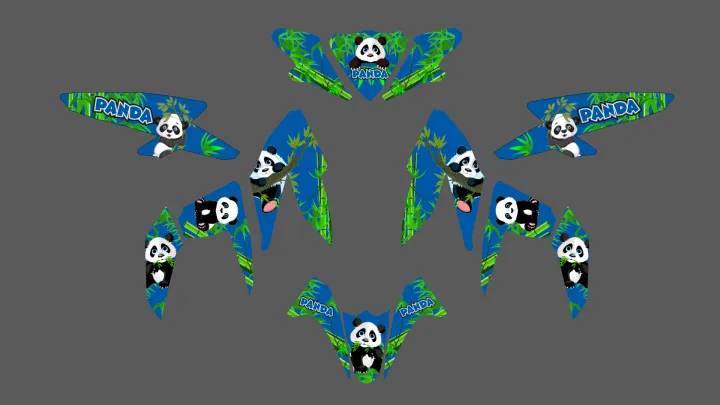 RUSI PASSION 125 STICKER DECALS, PANDA-155 | Lazada PH