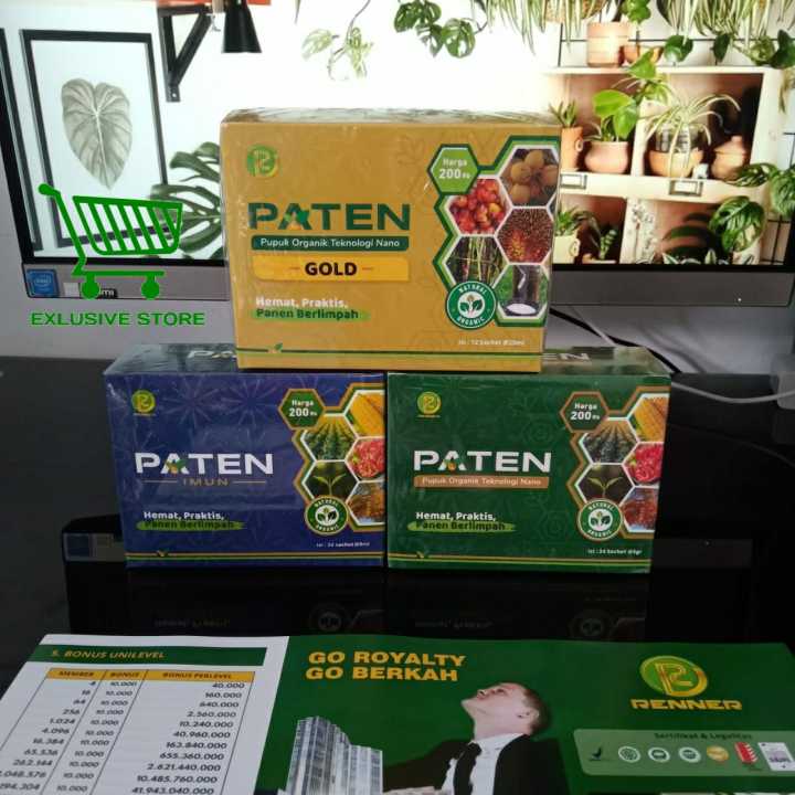 PUPUK ORGANIK TEKNOLOGI NANO 1 BOX (24 SACHET) PUPUK PATEN / IMUN PATEN ...