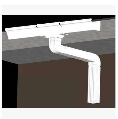 PVC plastic finished product gutter rain gutter villa roof drainage ...