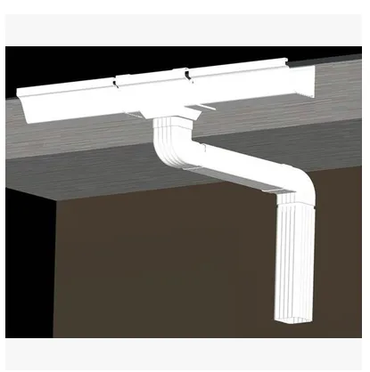 PVC plastic finished product gutter rain gutter villa roof drainage ...