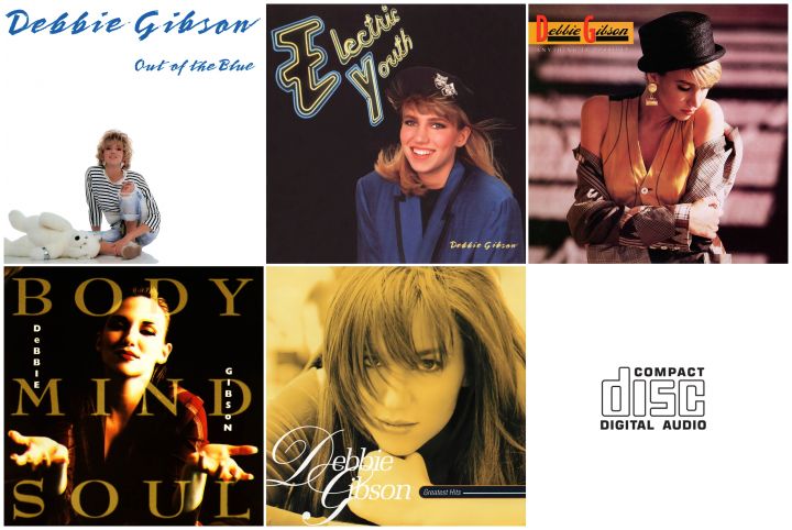 CD Audio คุณภาพสูง เพลงสากล Debbie Gibson 5 อัลบั้ม (ทำจากไฟล์ FLAC ...