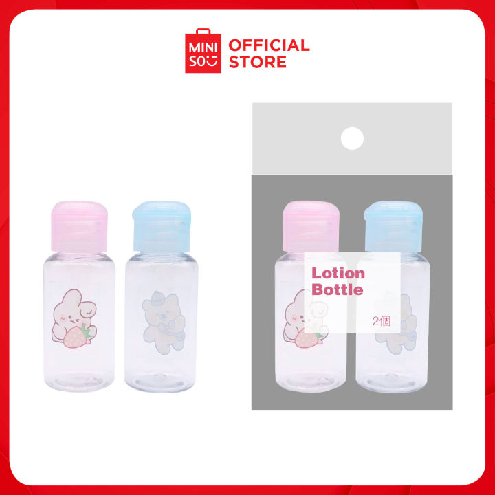 MINISO Cute Cartoon Series 30mL Lotion Flip-Cap Bottle Set | Lazada PH