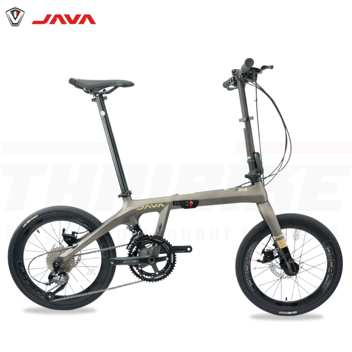 จักรยานพับได้คาร์บอนแท้ JAVA ARiA 18sp น้ำหนักเบา พับได้ Full Carbon FoldingBike | Lazada.co.th
