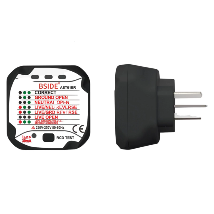 Professional Socket Tester Analyzers For Electrical Outlet Safety with ...