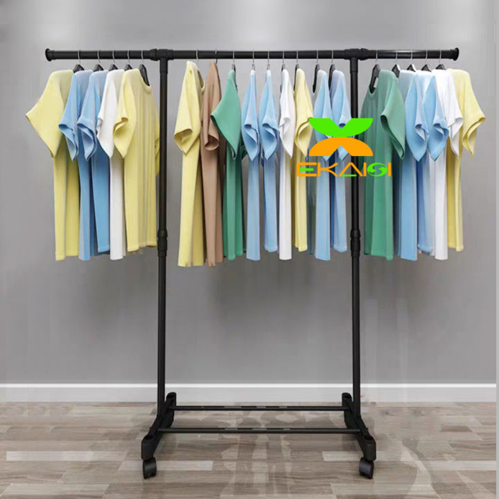 Stand hanger single rak gantungan baju hanger tas rak serbaguna dengan ...