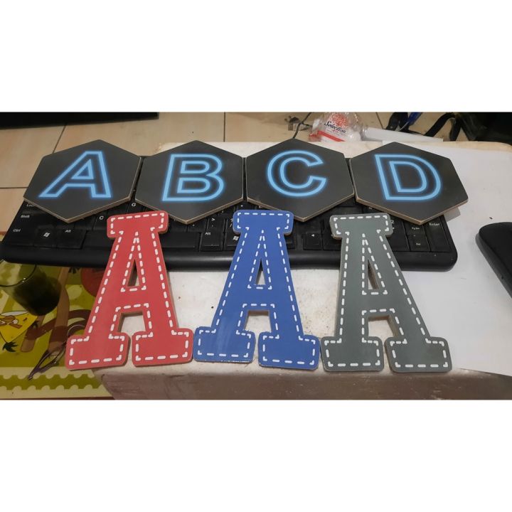 huruf satuan dekorasi kamar dinding | Lazada Indonesia